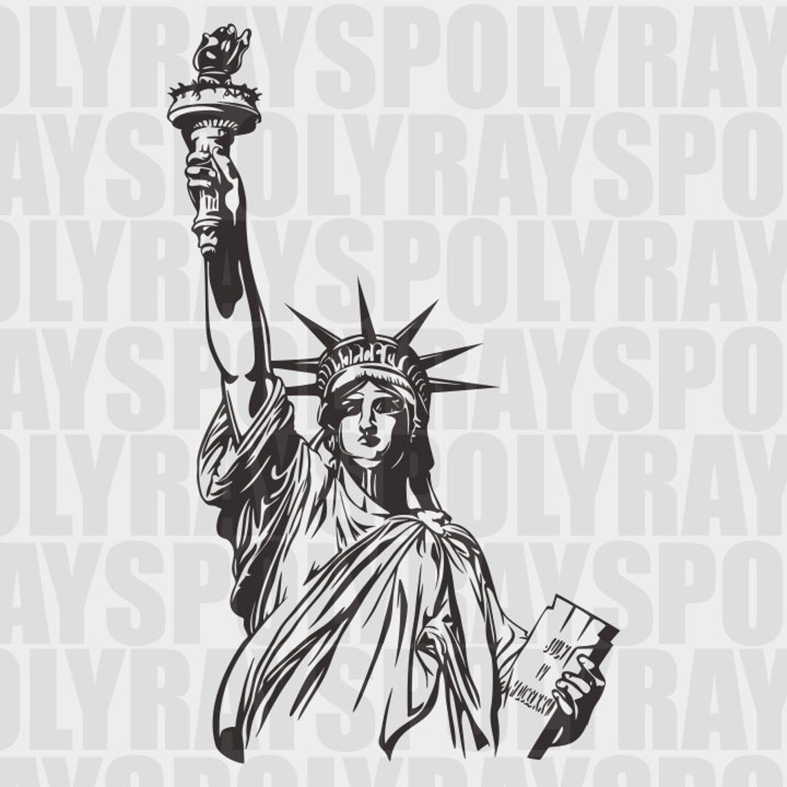 Statue of Liberty Svg Ational Monument Svg Independence Day | Etsy