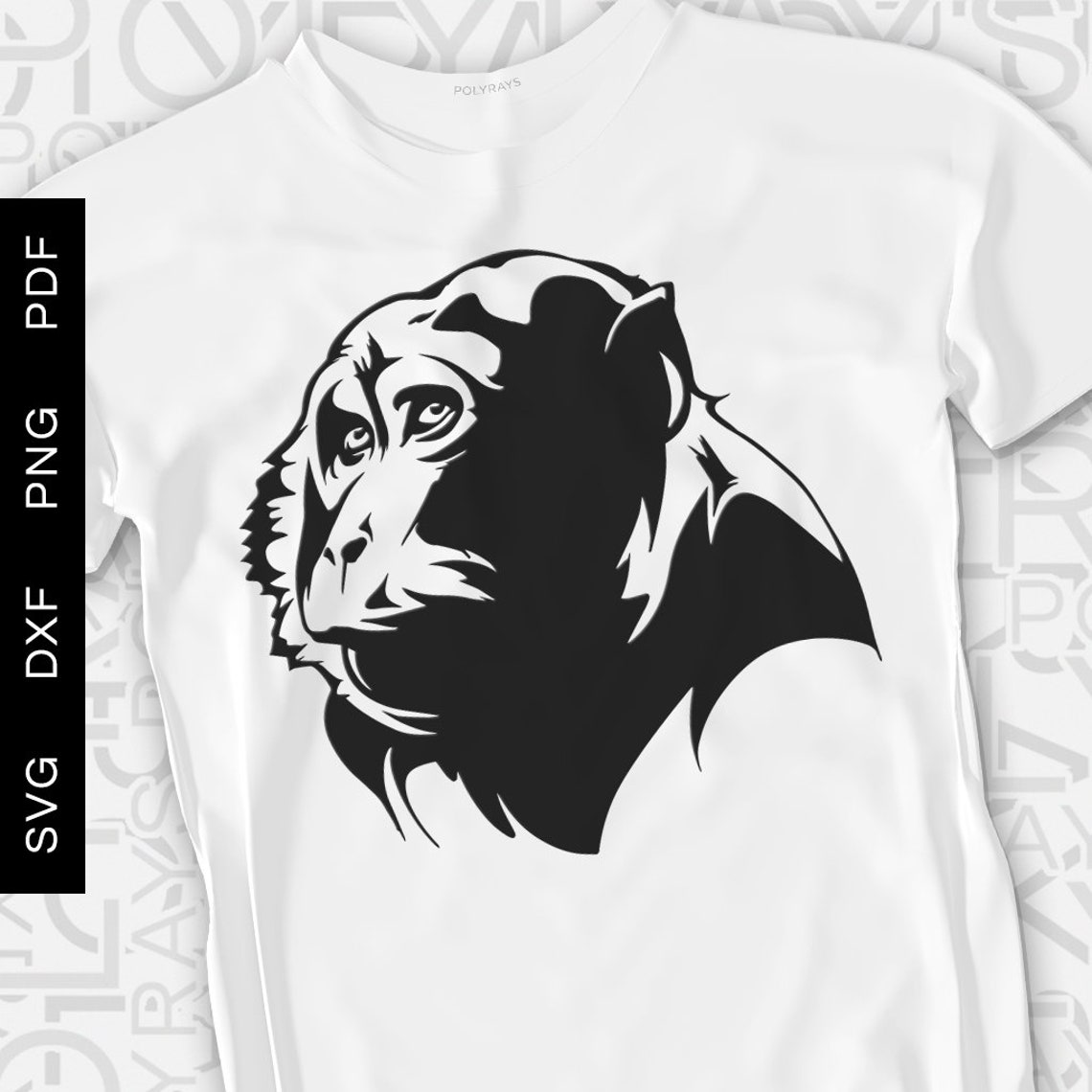 Monkey Svg Zoo Animal Svg Monkey Dxf Monkey Cutting File - Etsy