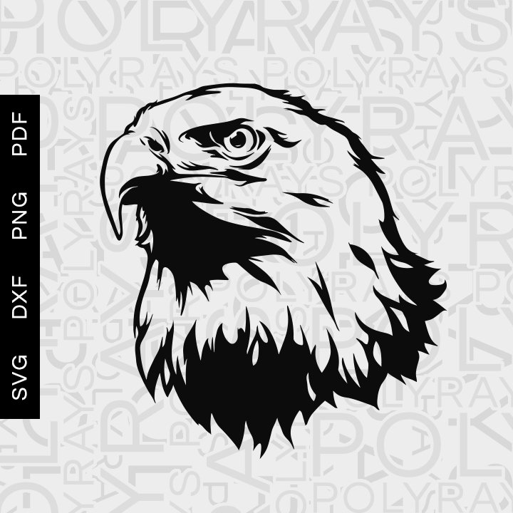 Adler svg, Vogel svg, Adlerkopf, Adler dxf, Großer Vogel, Schneidedatei ...