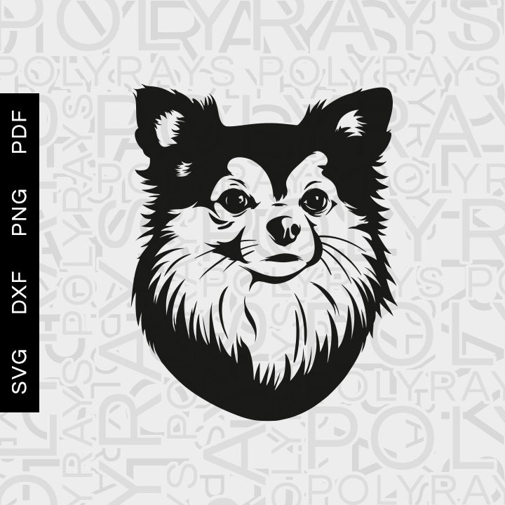 Long Haired Chihuahua SVG, Puppy Dog Vector Clipart (digital Files) - Etsy
