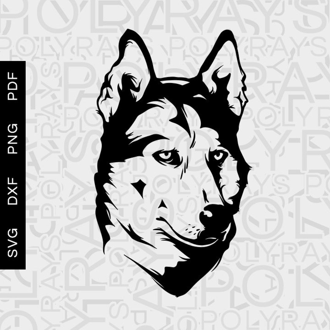 Husky Svg, Siberian Husky, Husky Cut File, Sillhouette, Doggo Svg, Dog ...
