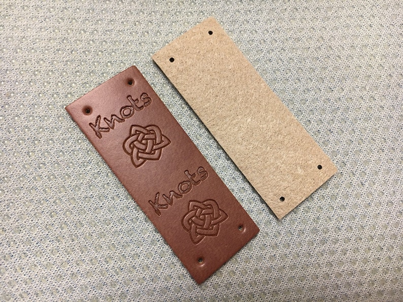 500 étiquette en cuir personnalisé, patch en cuir simili PU, patch ...