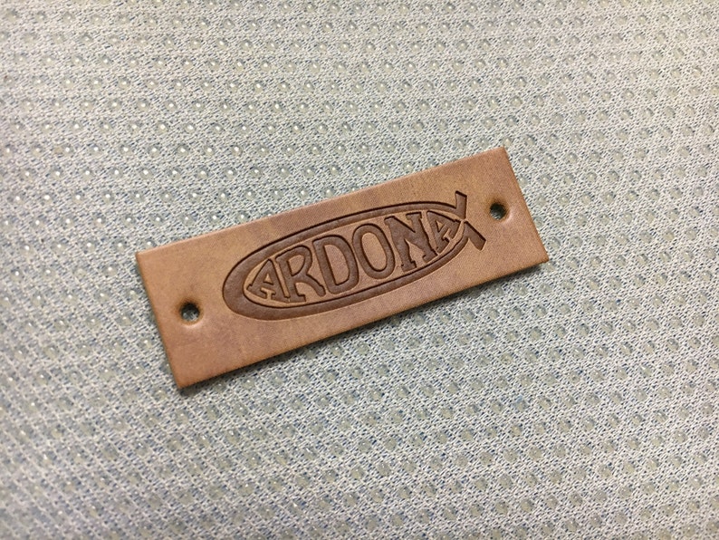 100 Leather Labels, Leather Patches, PU Leather Labels, PU Leather ...