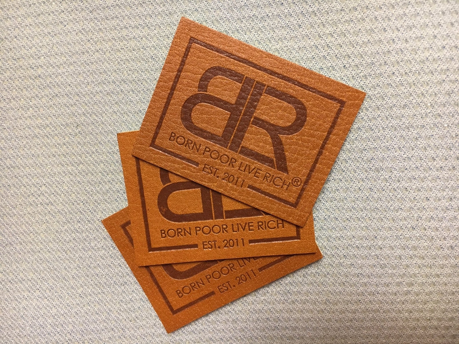 100 Leather Labels, Leather Patches, PU Leather Labels, PU Leather ...