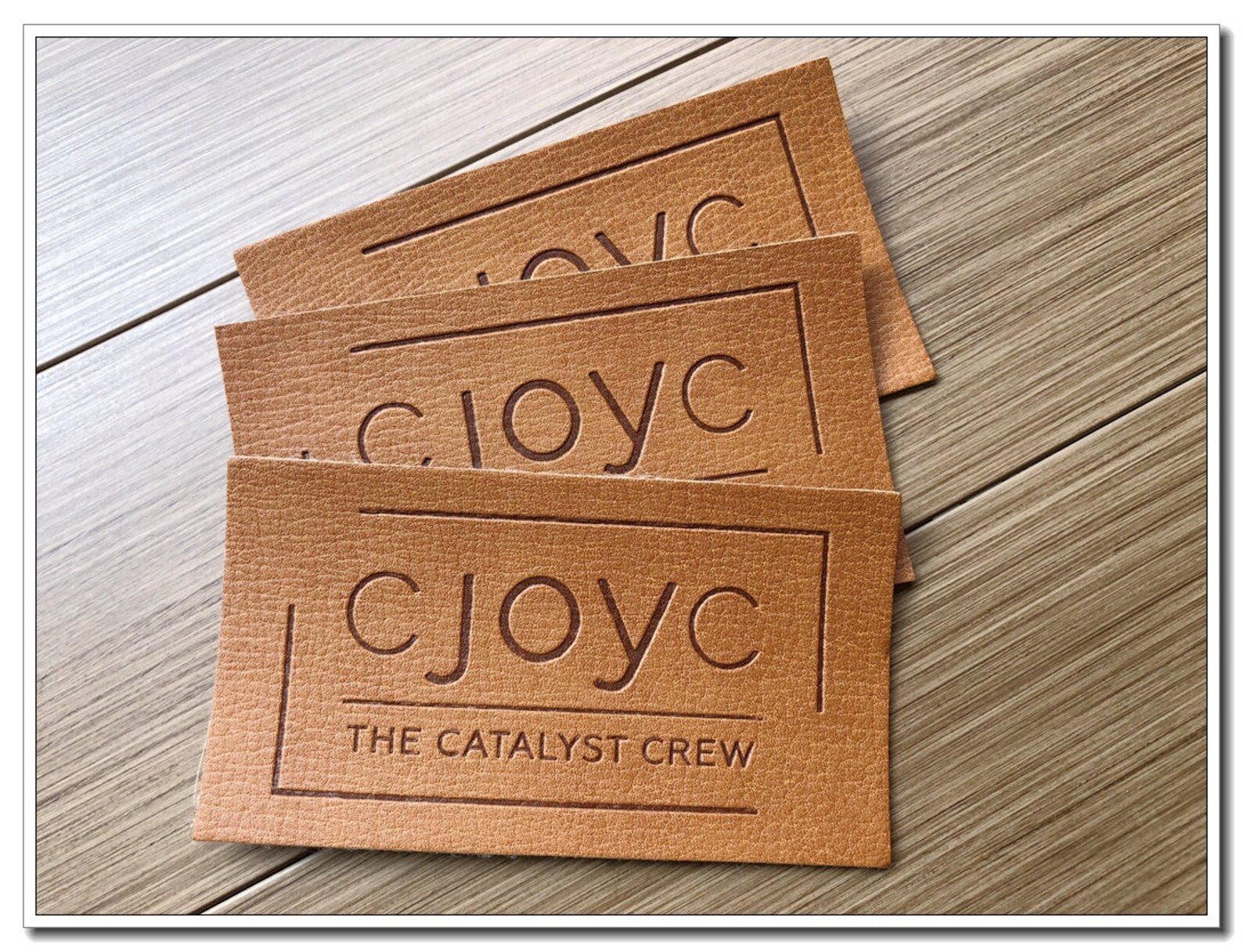 300 Custom Sewing Leather Labels, Shirts Labels, Hats Labels, Custom Pu ...