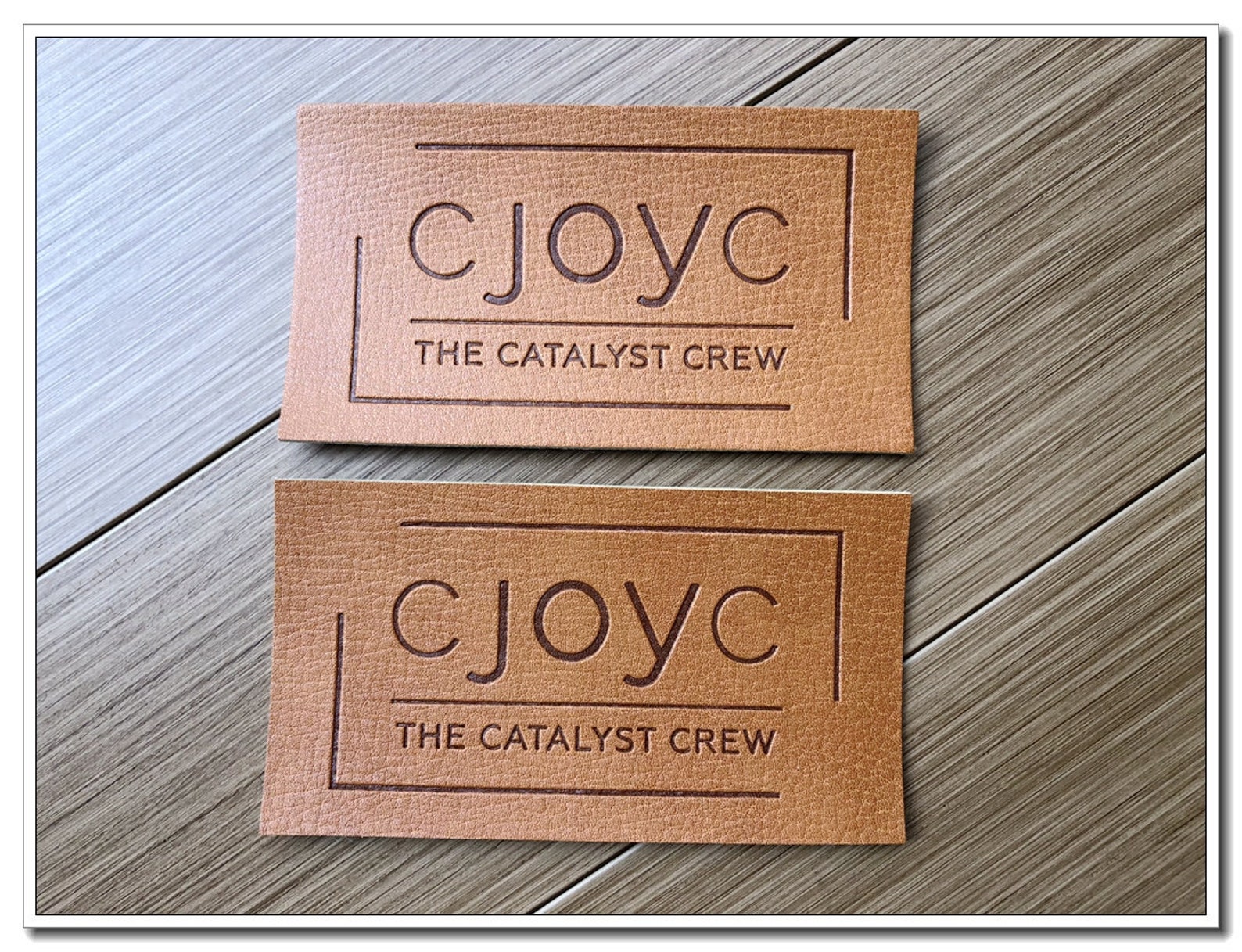 300 Custom Sewing Leather Labels, Shirts Labels, Hats Labels, Custom Pu ...