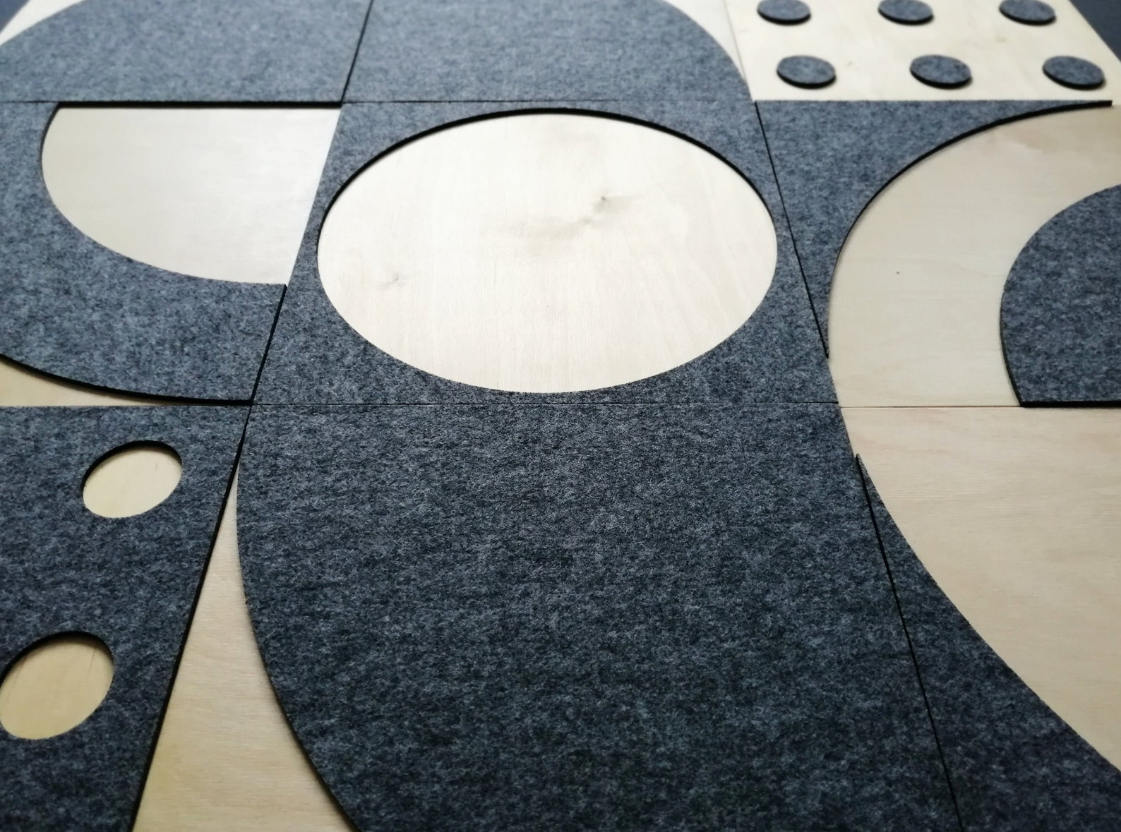 Felt Wall Decor Wooden Wall Decor Modular Wall Panels - Etsy