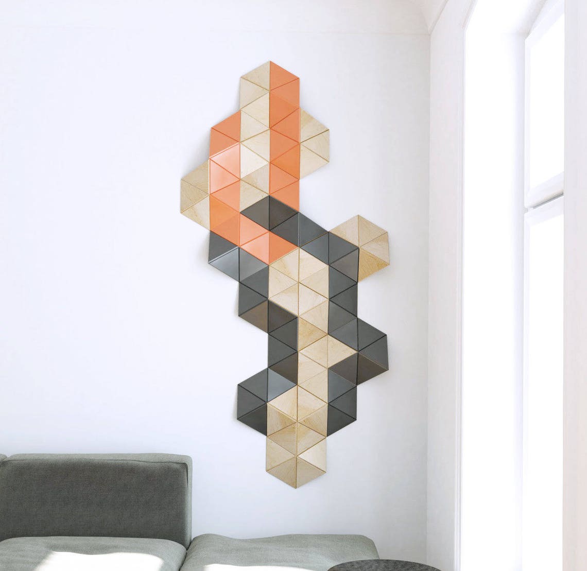 Wall Decor Bedroom Above Bed/ Living Room Wall Art/ Wood Accent Wall ...