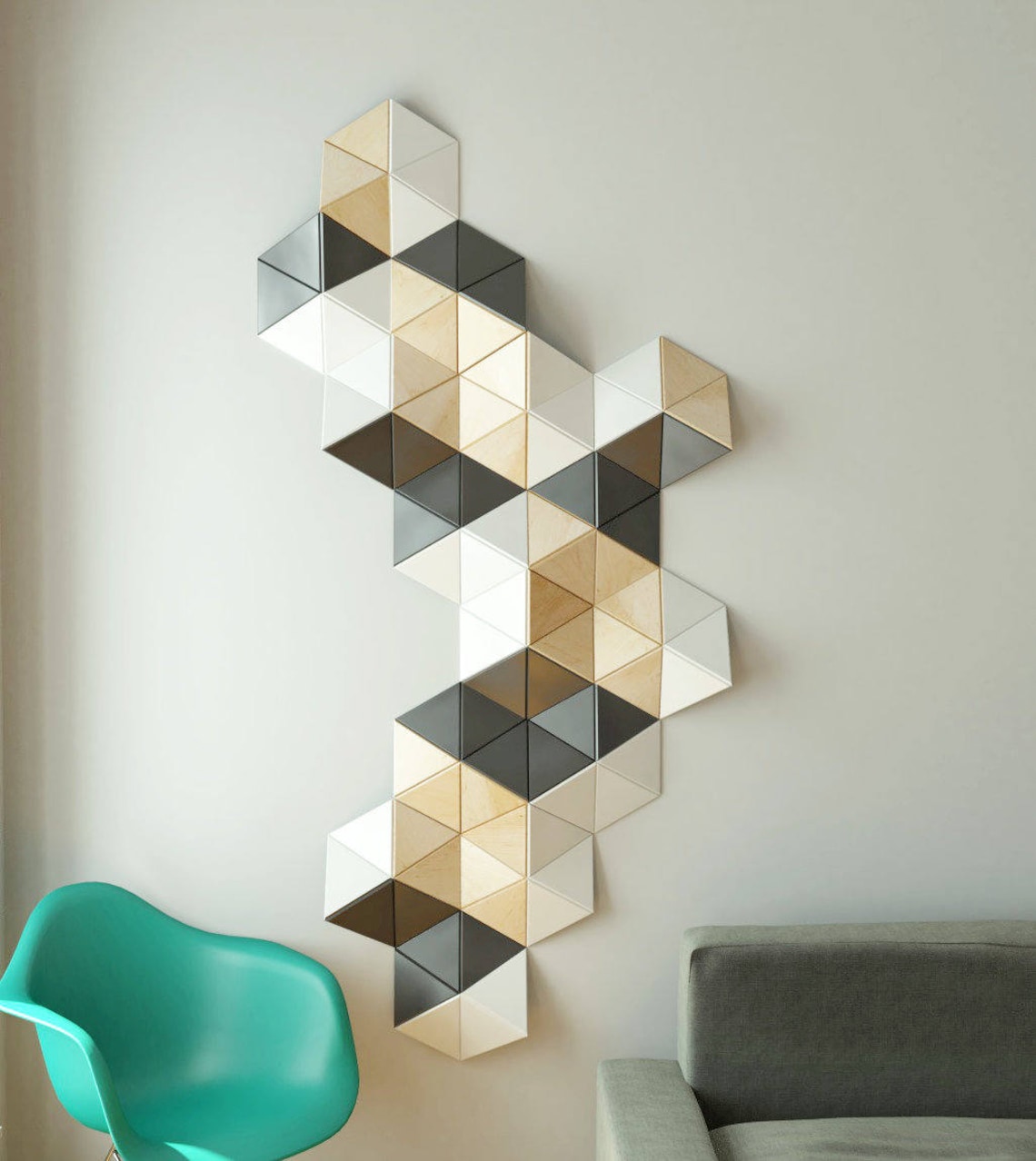 3d Wall Art, Wall Sculpture, 3D Wall Decoration, Decorative Wall ...