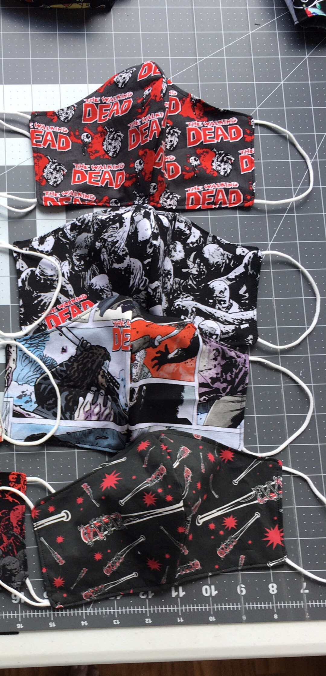 The Walking Dead TWD Inspired 2 Layer Face Mask Reusable,reversible - Etsy