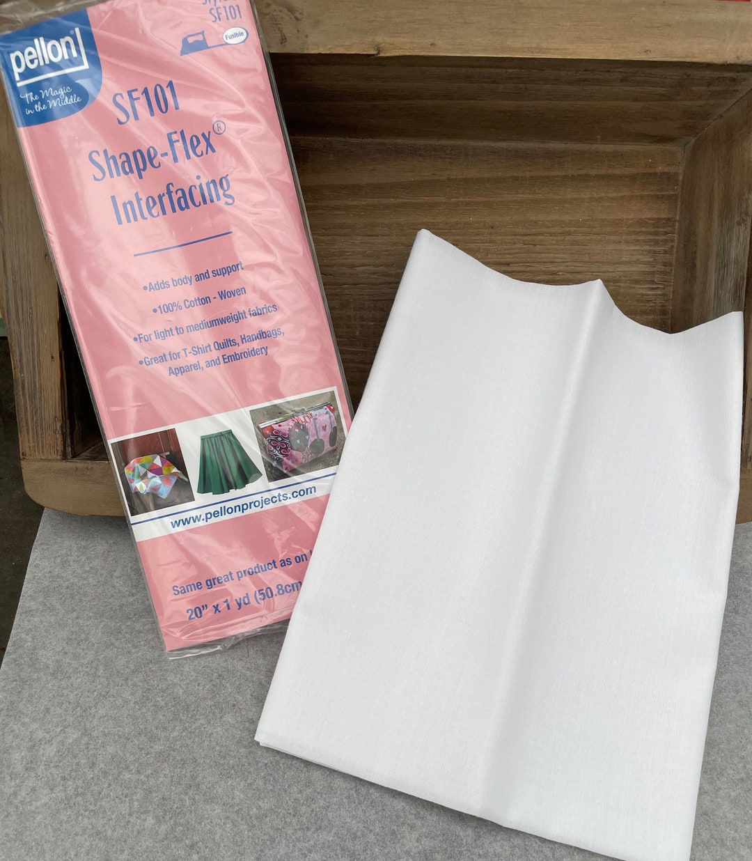 Shape-flex Interfacing Fusible Stabilizer 20 Inches X 1 Yard, Style ...