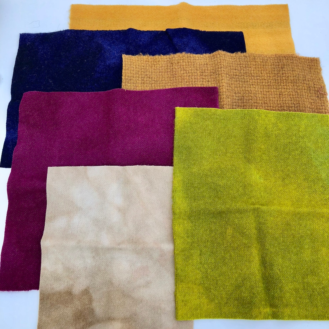 100% Wool Fabric Bundle, BACKGROUND WOOL ONLY as Seen in Woolworks ...