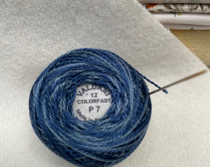 P 7 Valdani Thread, Variegated Cotton Pearl Thread, Color, Withered ...
