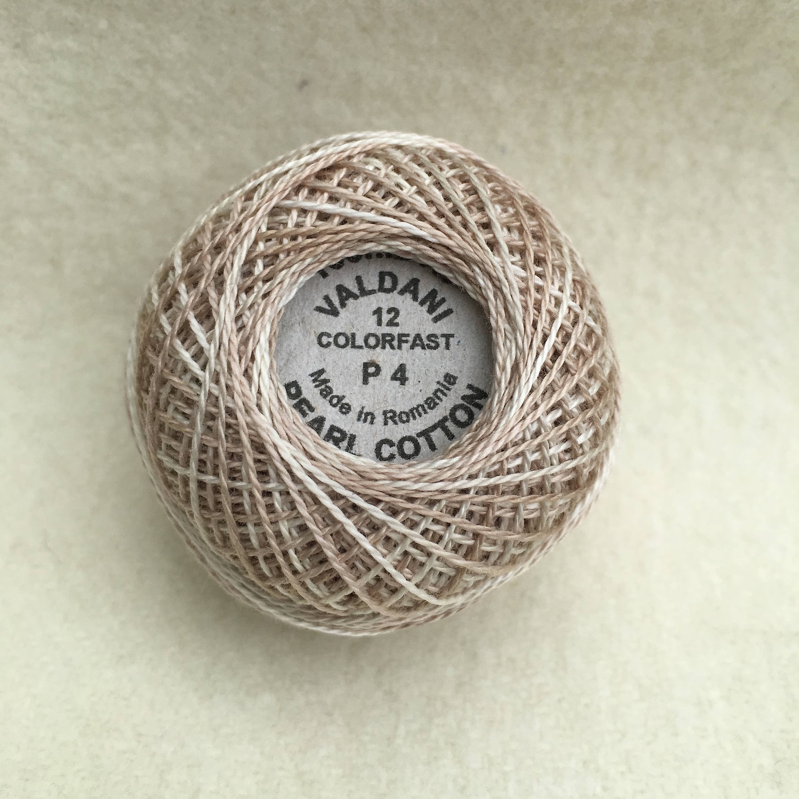 Valdani P 4 Size 12 Pearl Cotton Variegated Hand Dyed Thread, Color ...
