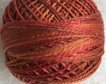 Valdani Thread O 178, Tea Dyed Stone, Size 12 Pearl Cotton Variegated ...