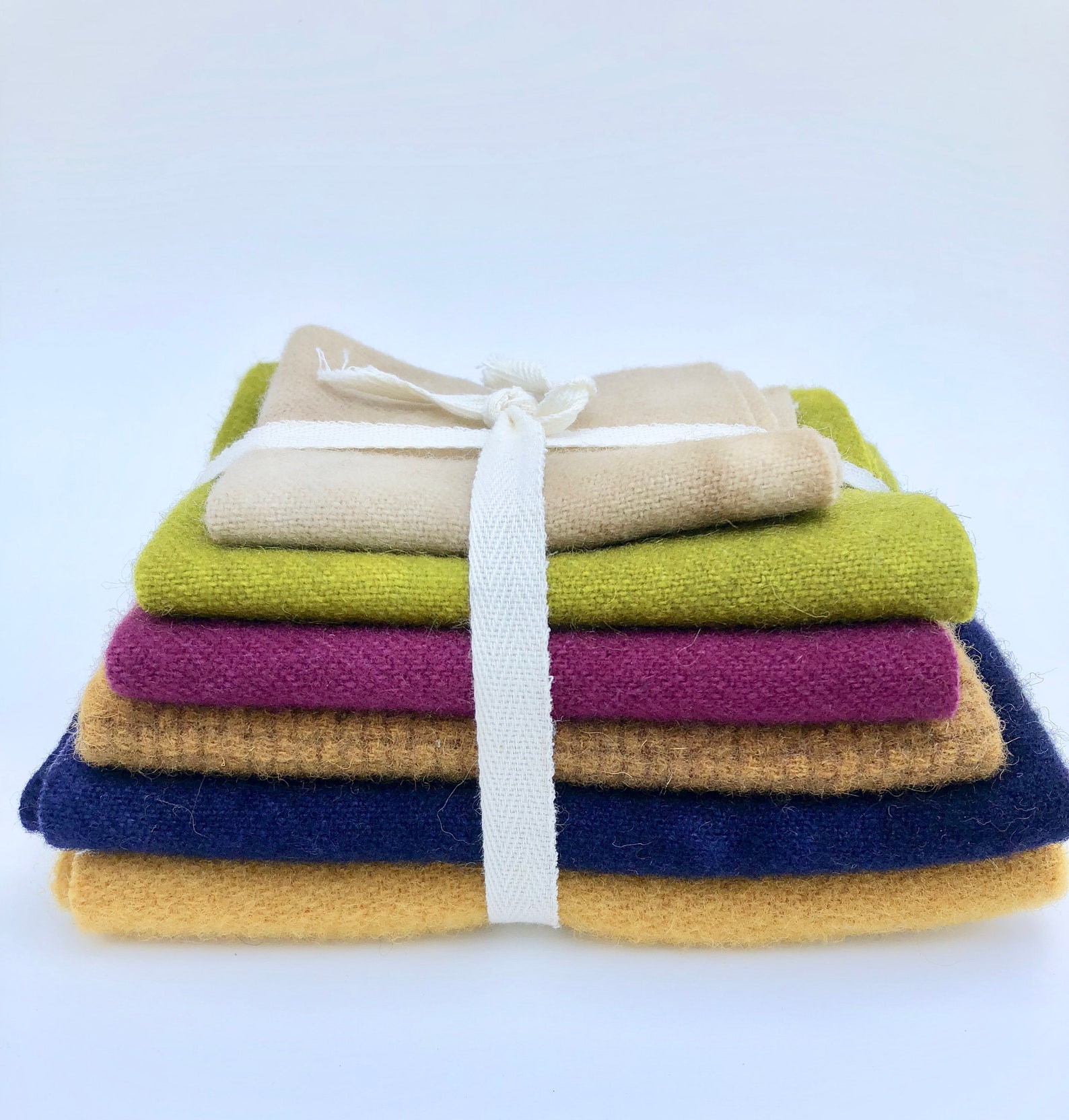 100% Wool Fabric Bundle, BACKGROUND WOOL ONLY as Seen in Woolworks ...