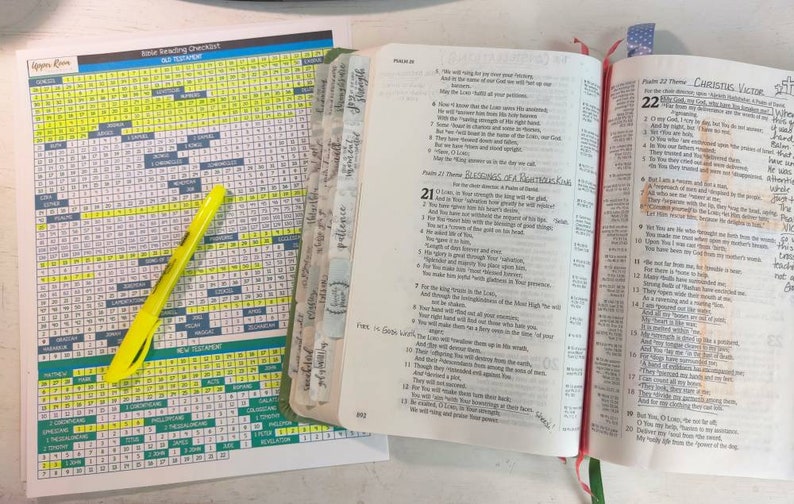 Bible Chapters Checklist - Etsy