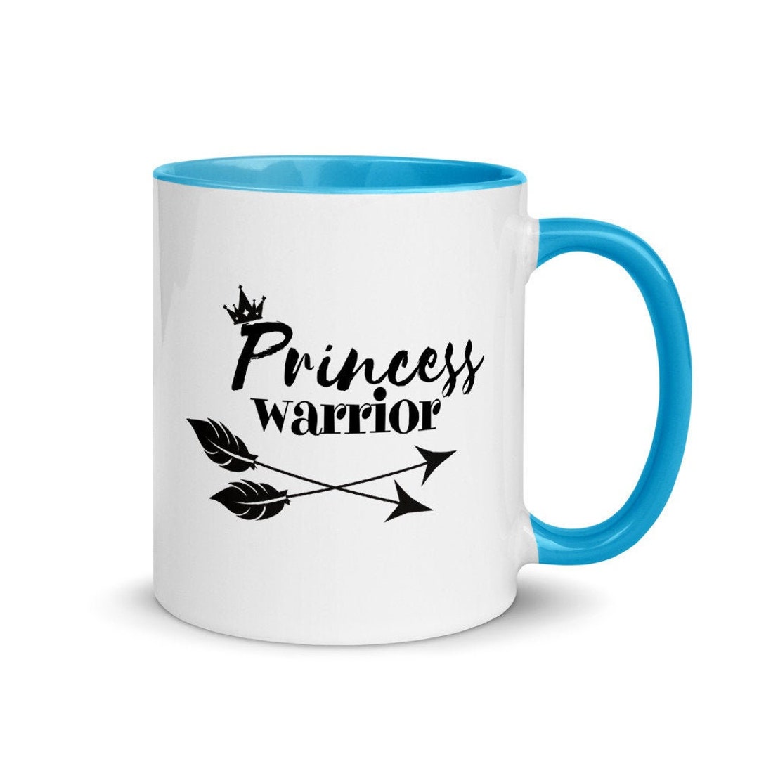 Princess Warrior Coffee Mugs! Because We Warriors Need to Fuel Up... - Etsy