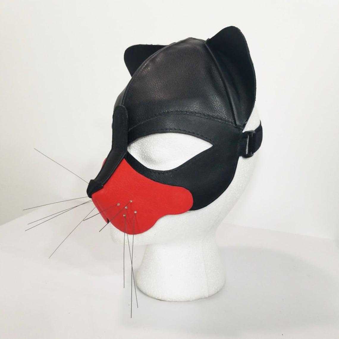Leather Cat Kitten Mask By Deviant Leather | Etsy