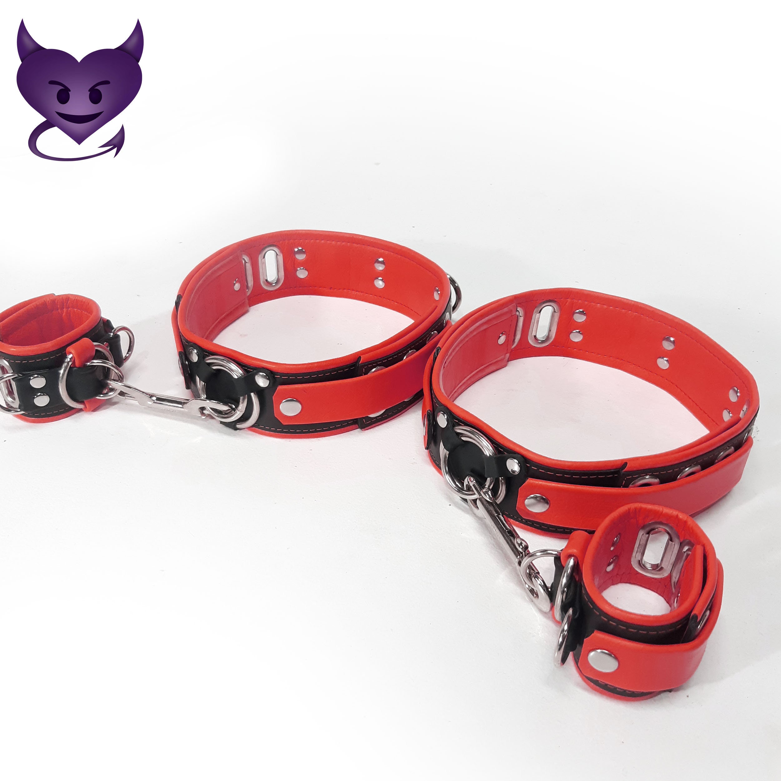 Thigh & Wrist Cuff Set by Deviant Leather | Etsy