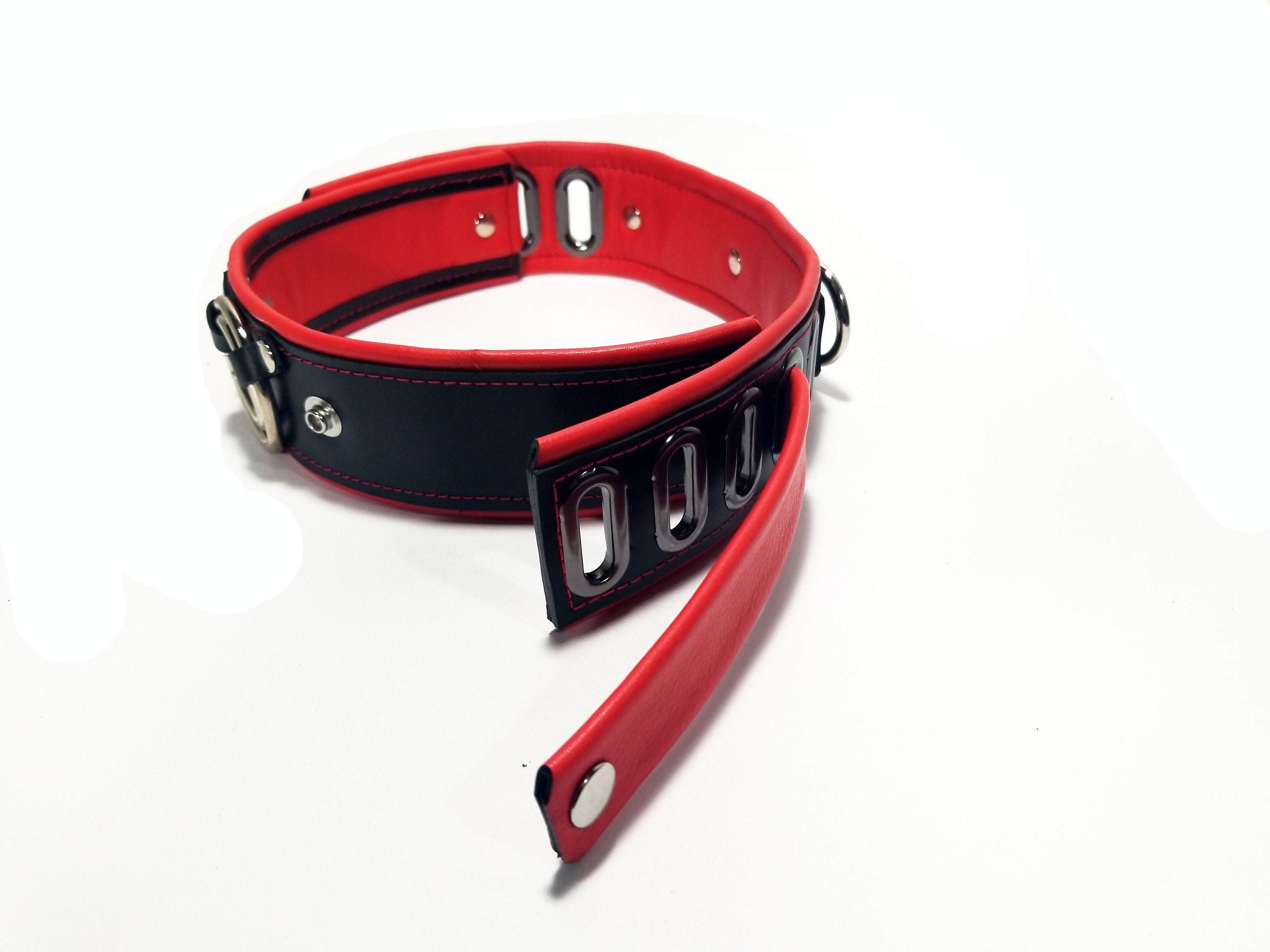 Leather Thigh Cuffs Bondage BDSM Restraints by Deviant Leather | Etsy