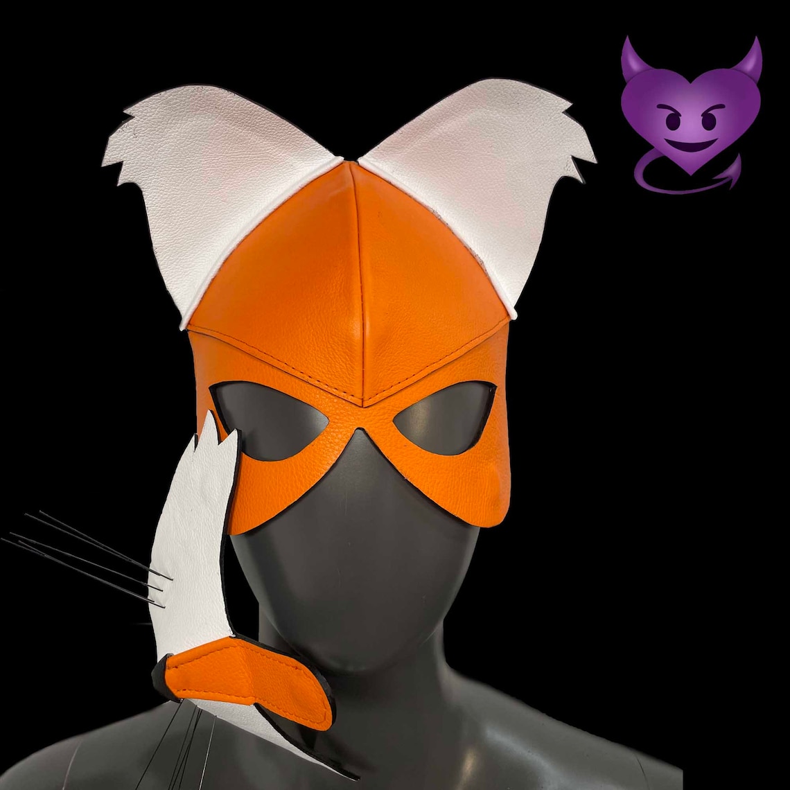 Leather Cat Kitten Mask by Deviant Leather | Etsy