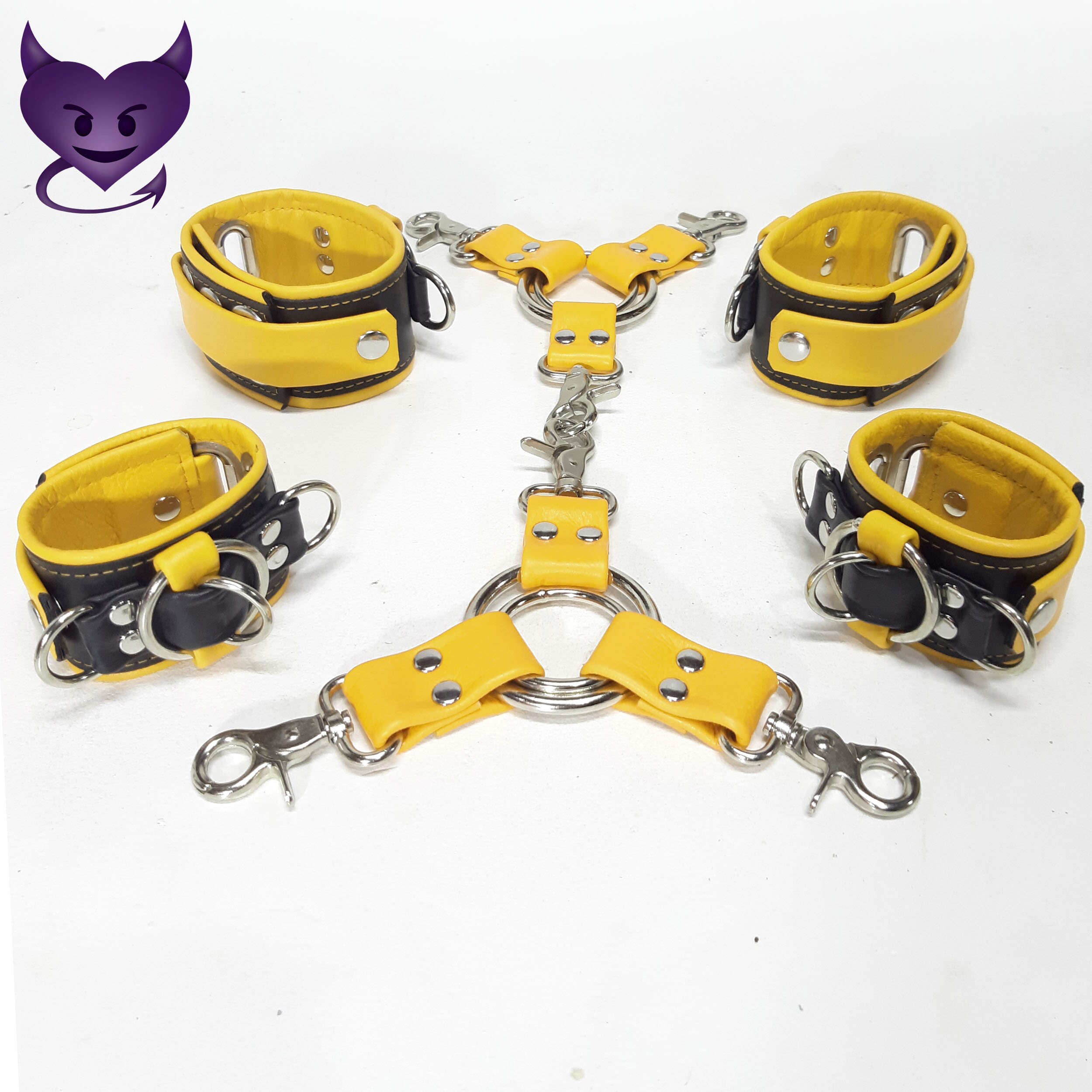 Wrist & Ankle Set by Deviant Leather | Etsy