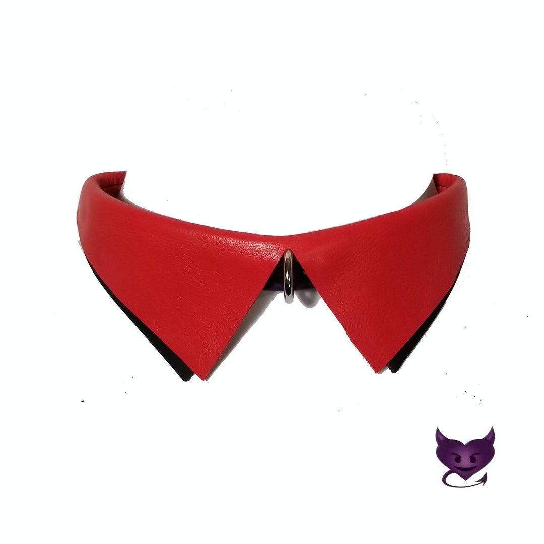 Leather Collar Collar by Deviant Leather - Etsy