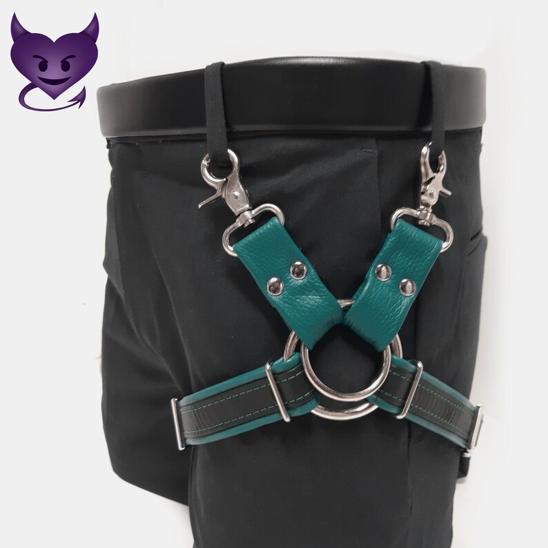 Leg Harness by Deviant Leather | Etsy