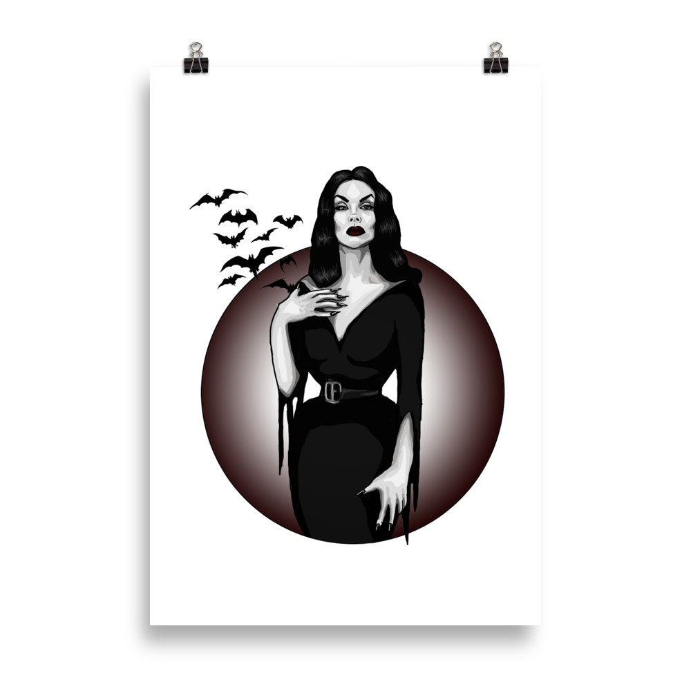 Vampira Poster | Etsy