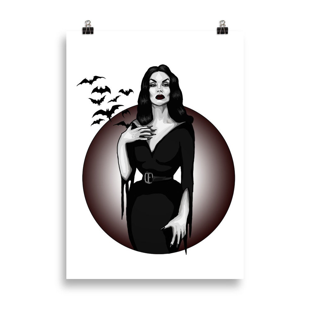 Vampira Poster | Etsy