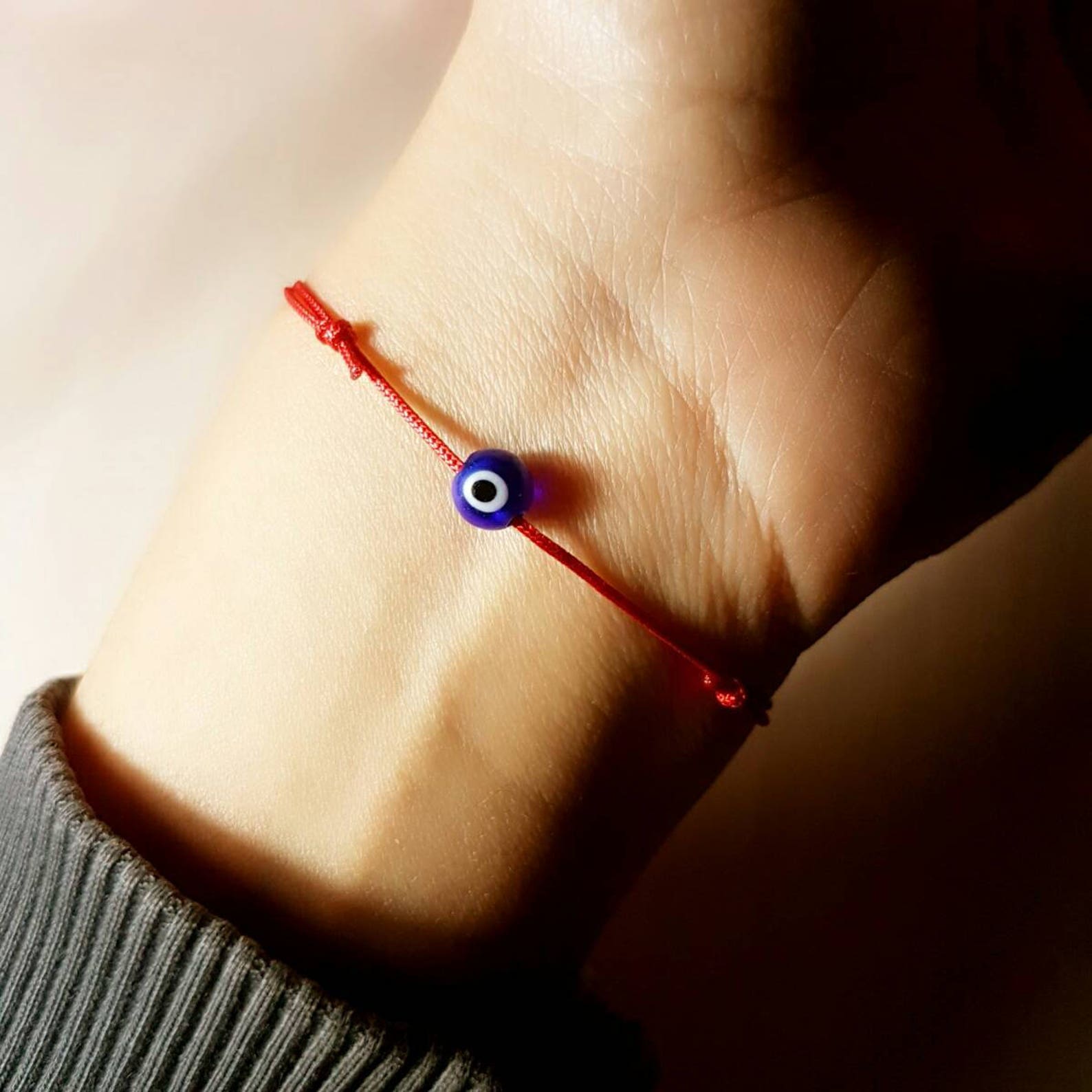 Red String Braceletred String Ankletlucky | Etsy