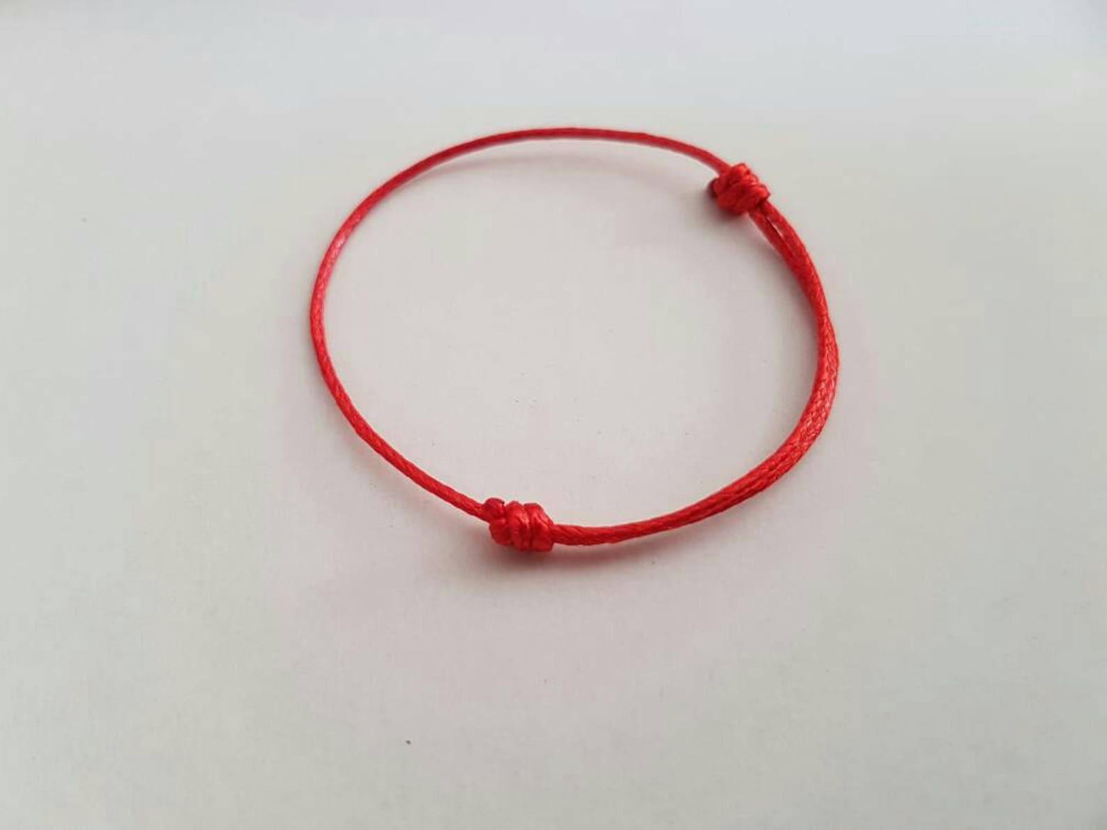 Red String Braceletred String Ankletlucky | Etsy