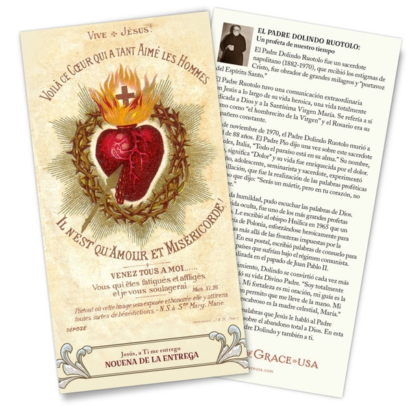 The Surrender Novena Prayer Card - Etsy