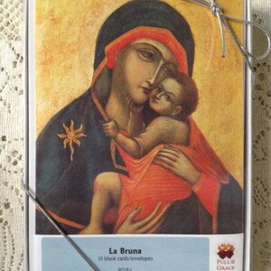 La Bruna-the Earliest Icon of Carmel Blank Correspondence Cards, Box of ...