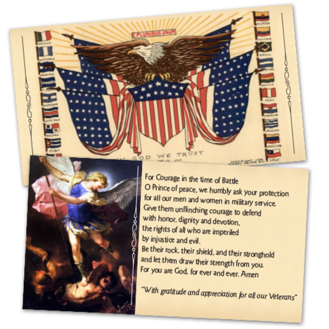 In God We Trust to Save America Prayer Holy Cards Bulk Packs of 50 ...