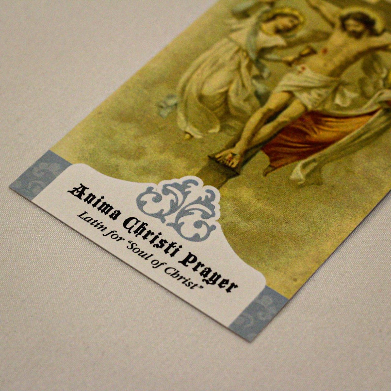 Anima Christi Holy Cards - Bulk Packs of 50 & 100 Cards - Etsy