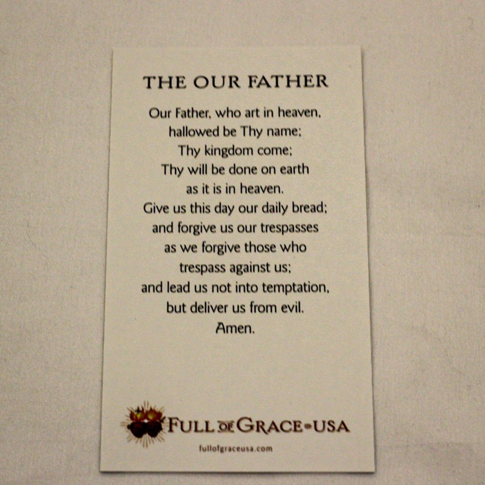 The Our Father Prayer Holy Cards - Bulk Packs of 50 & 100 Cards - Etsy