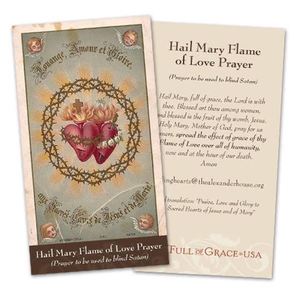 Unity Prayer Flame of Love Prayer Cards - Etsy