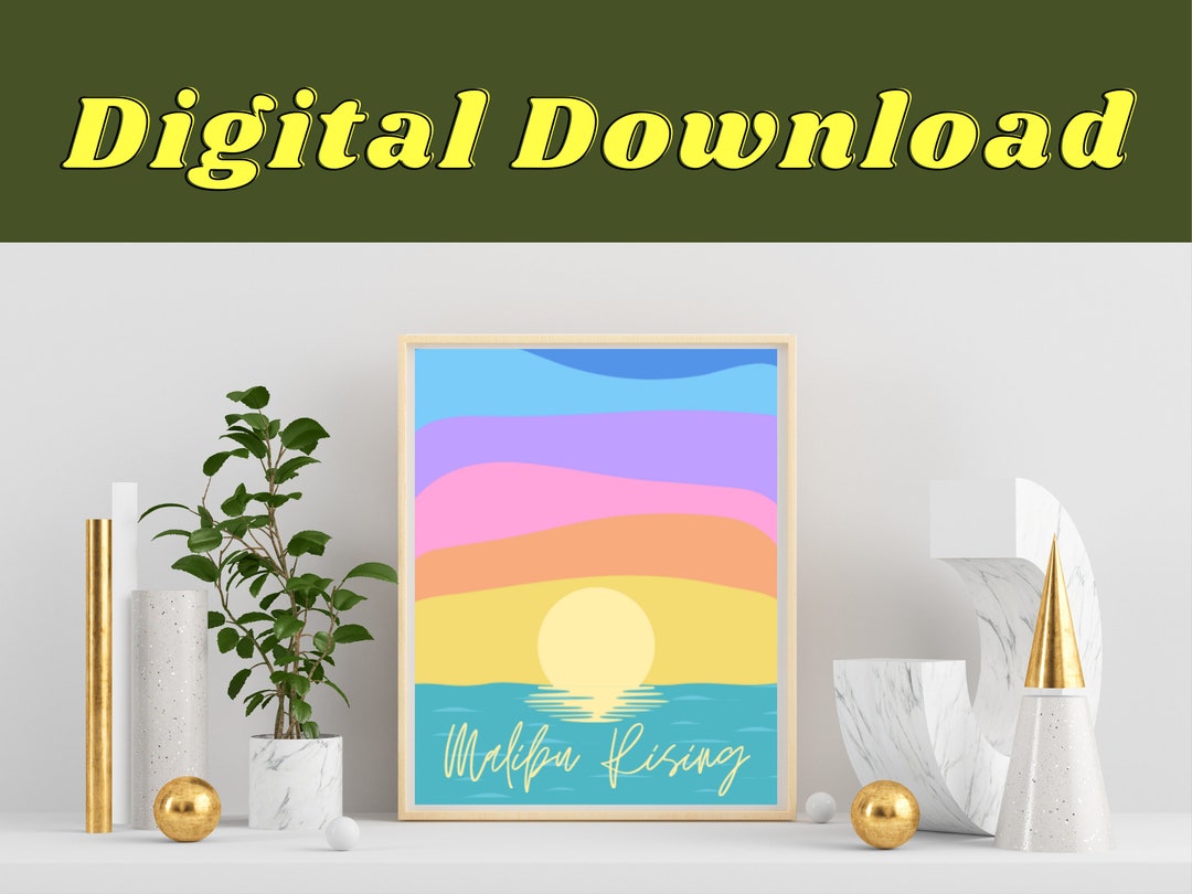 Malibu Rising Poster - Etsy