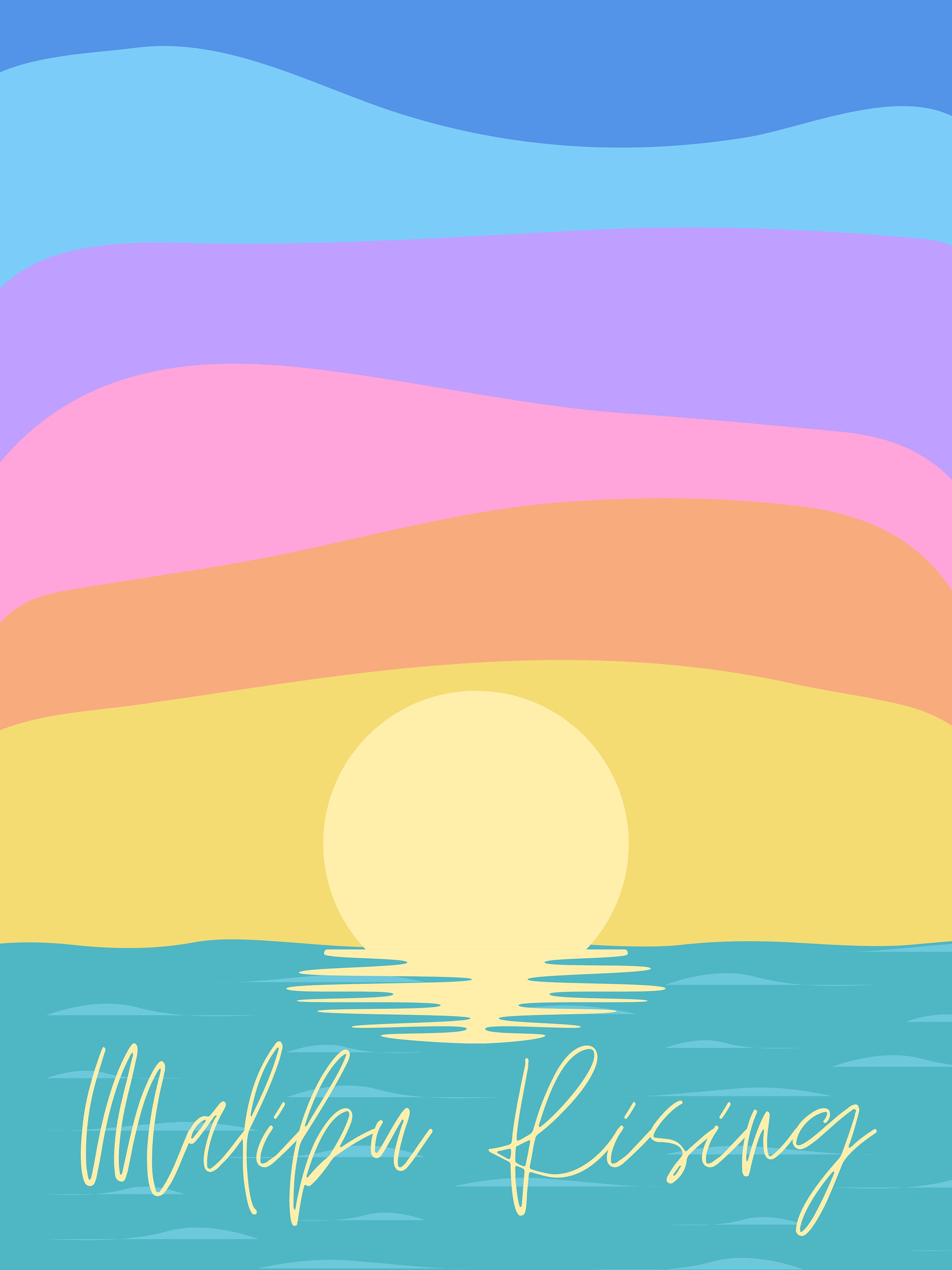 Malibu Rising Poster - Etsy