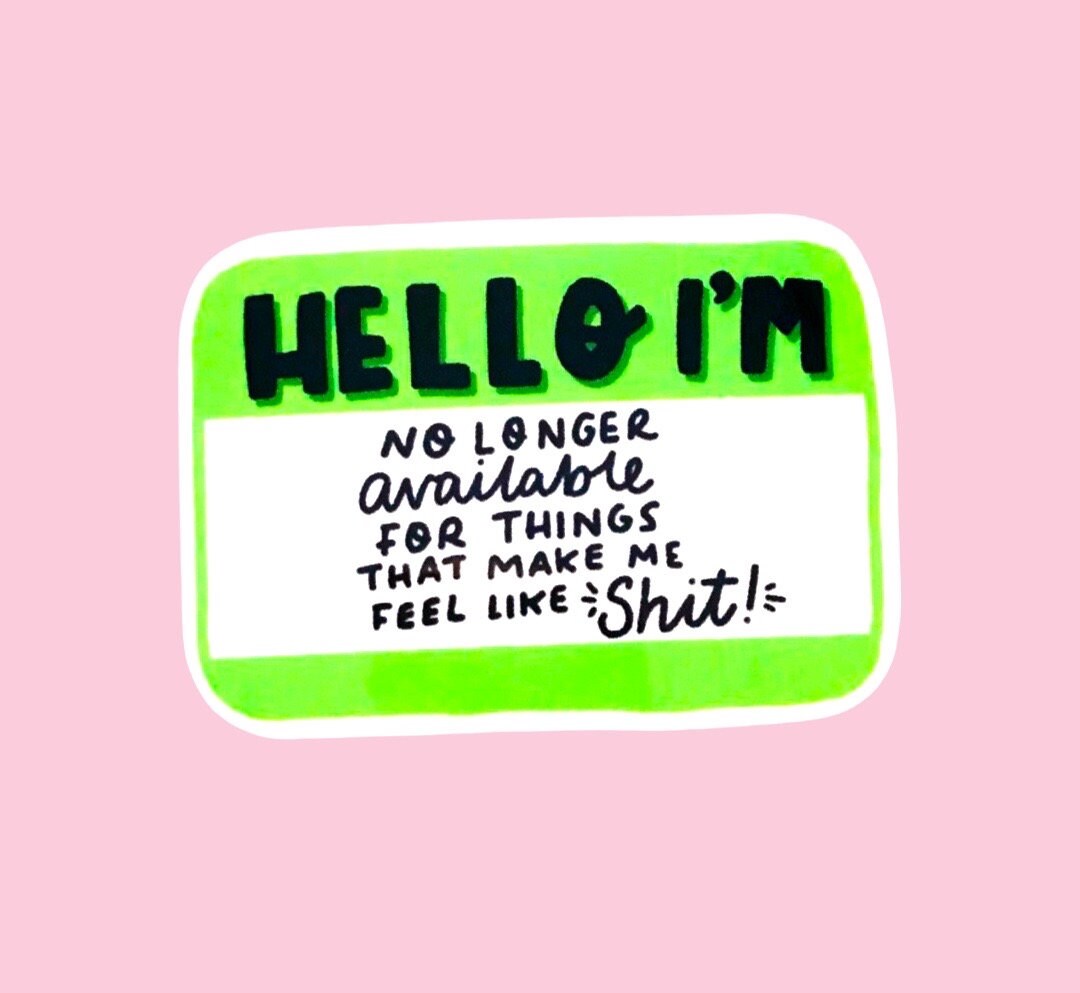 Hello I Am Green Sticker No Longer Available Profanity Swear Sticker - Etsy