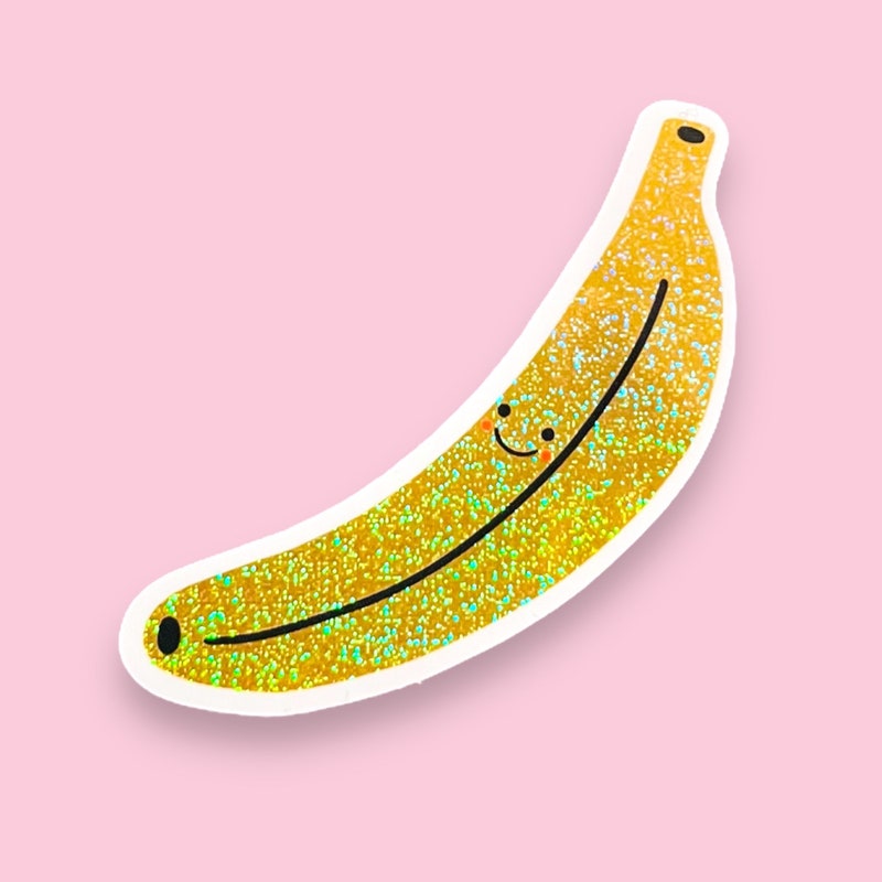 Banana Sticker - Etsy