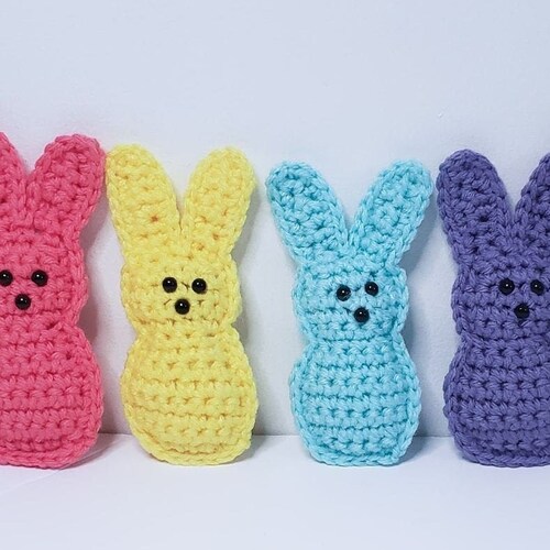Peep Bunny Crochet Pattern PDF Printable Instant Download - Etsy