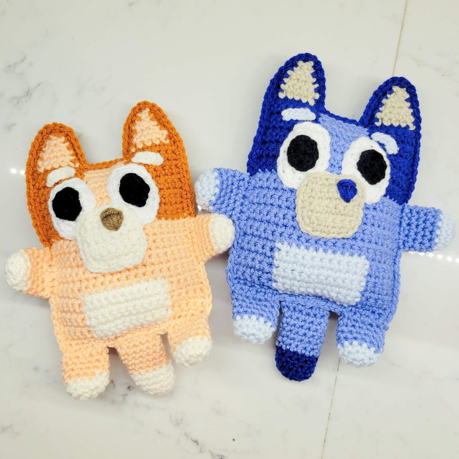 Blue Dog and Red Dog Cuddlers - Crochet Pattern | Printable PDF - Etsy