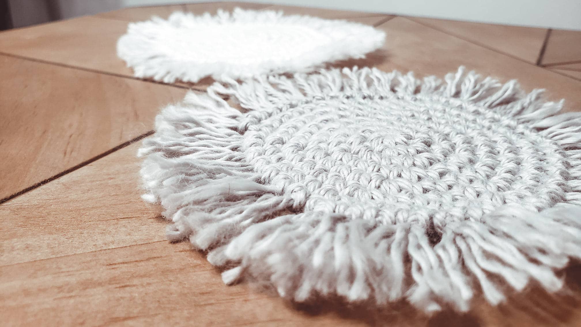 Boho Fringe Coasters - Crochet Pattern | PDF Printable Instant Download ...