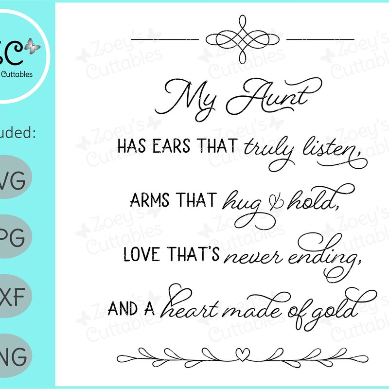 Aunt Svg - Etsy