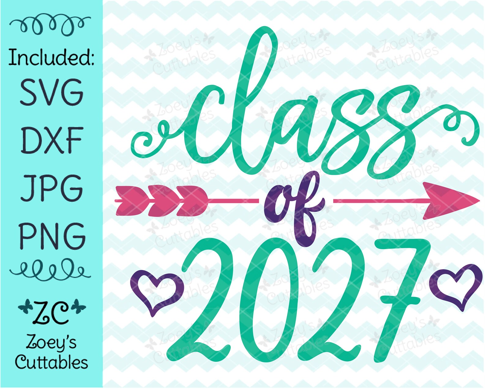 Class of 2027 SVG Graduation SVG End of School Year | Etsy