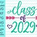 Class of 2029 SVG, Graduation SVG, End of School Year, Kindergarten ...