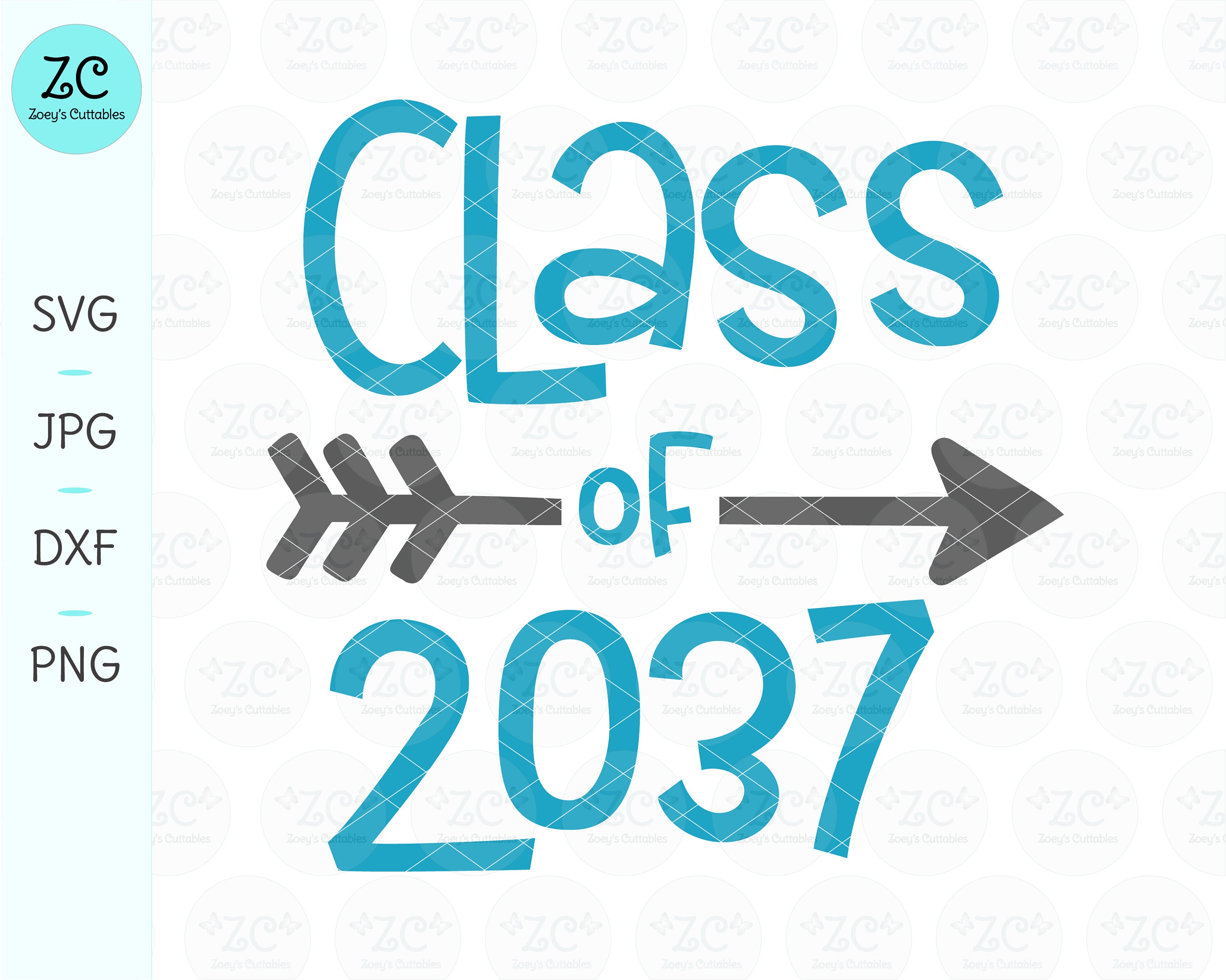 Class of 2037 SVG Graduation SVG Class Of End of School - Etsy UK